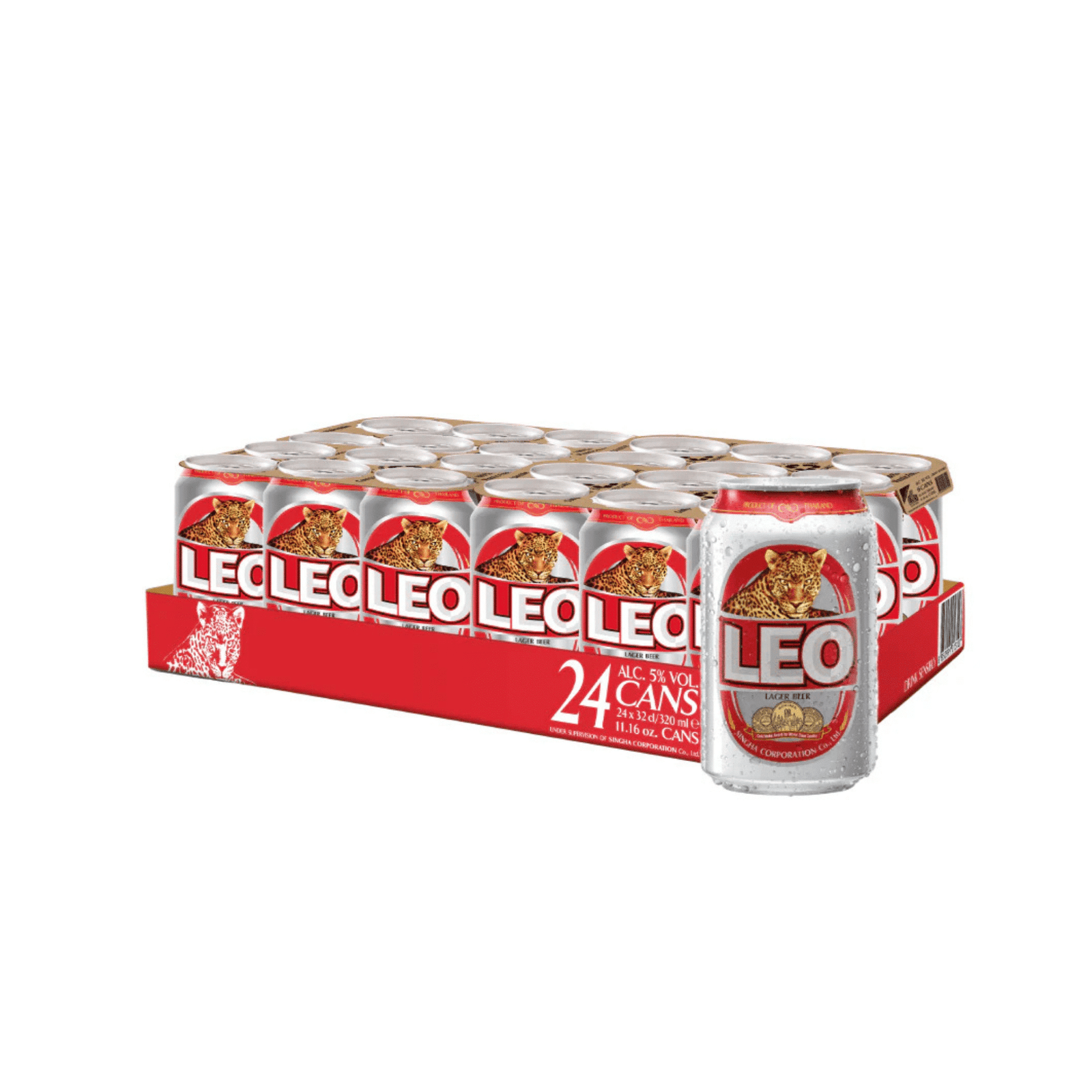 Leo Lager Beer Can (330ml x 24 Cans) - Jasumo Shop